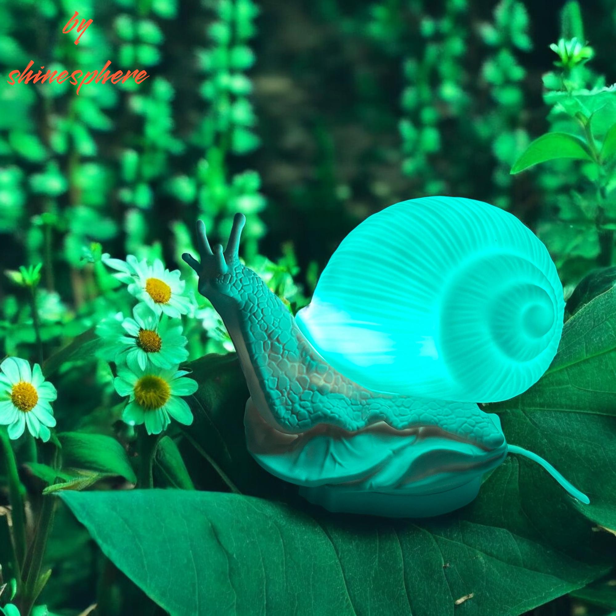 Bright Snail Lamp, 3D Snail Desk Light, Custom Office Decor ...