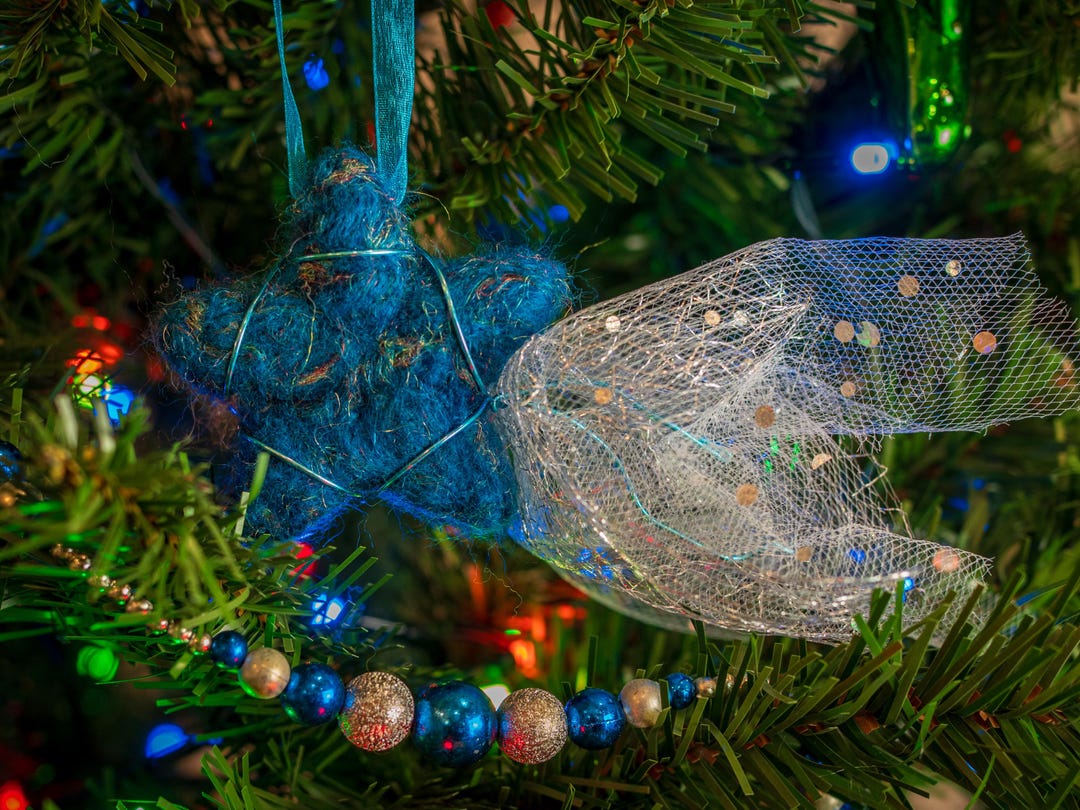Needle Felted Shooting Star Ornament – Handmade Celestial Christmas ...