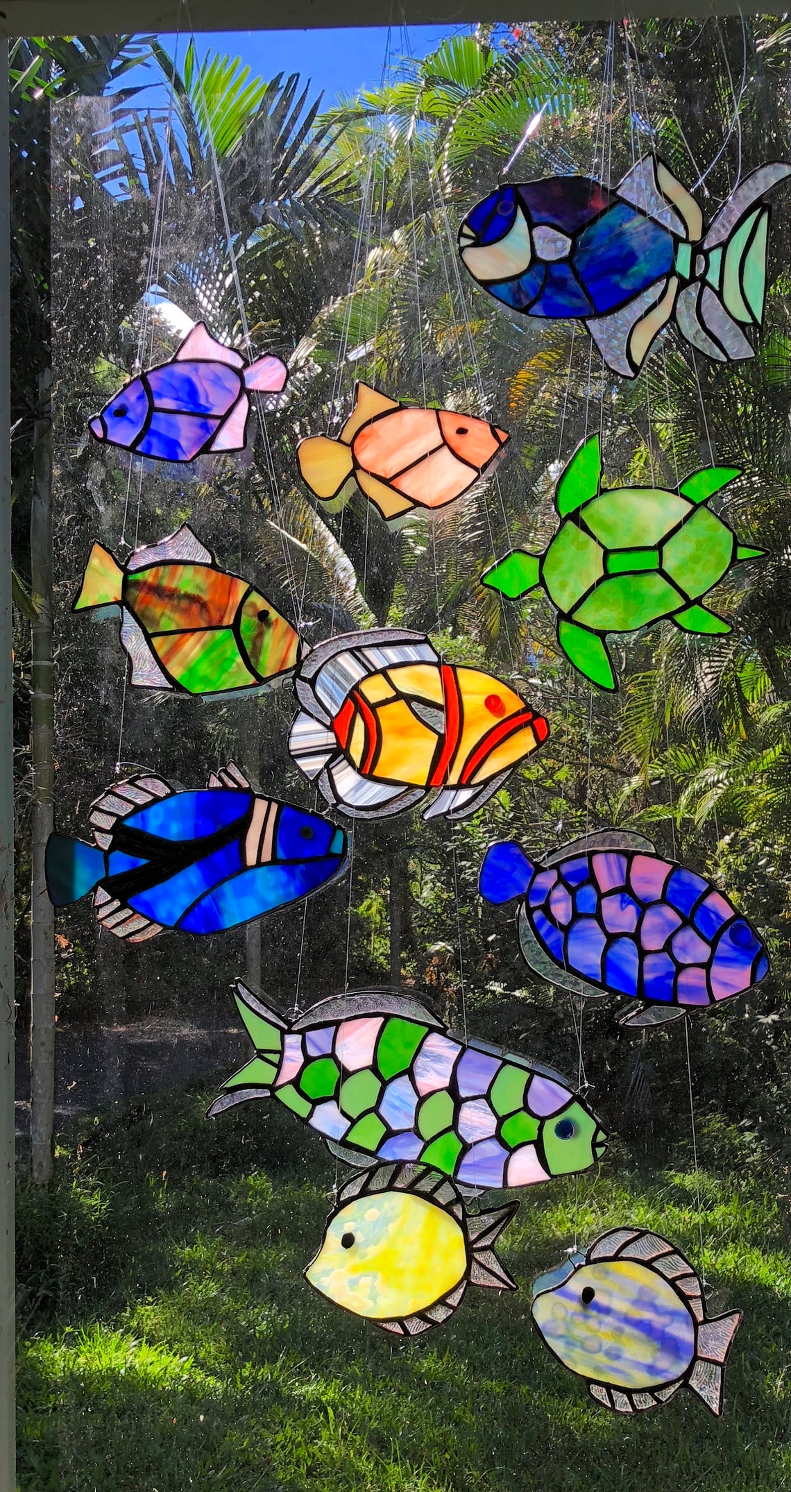 Stained Glass Butterfly Art Of Hawaii Hawaiian T Stain Etsy