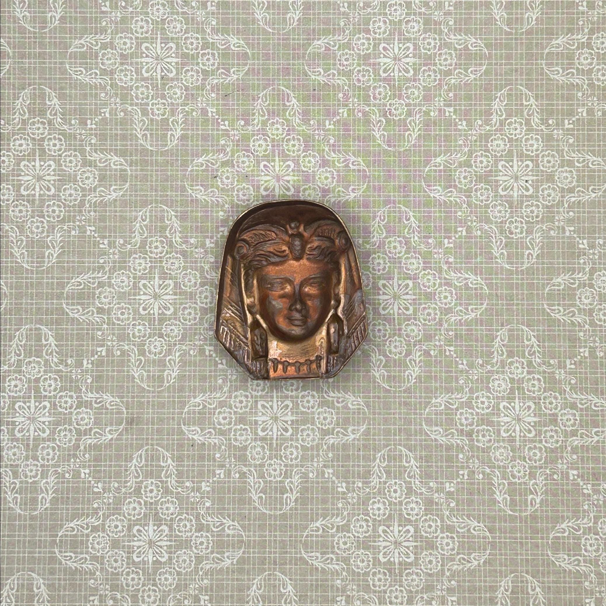 Vintage Brass Egyptian Goddess Finding - Etsy