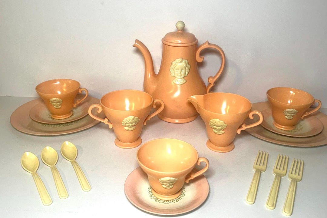 Shirley Temple Tea Set - Etsy