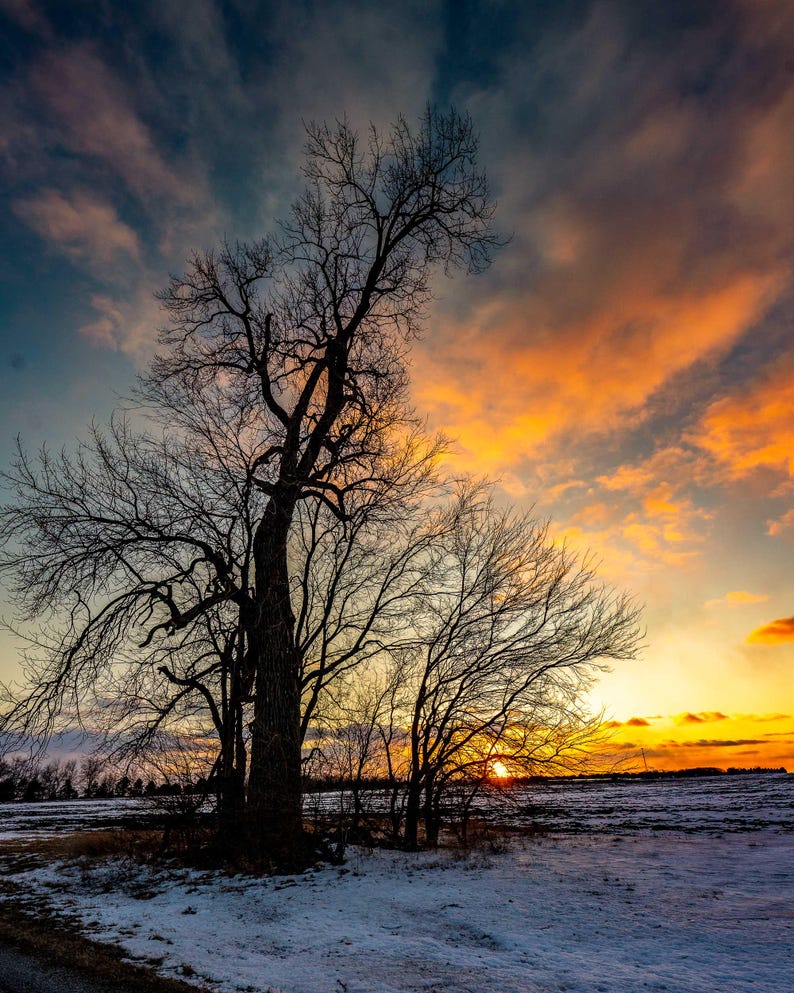 Sunset on the Prairie - Etsy