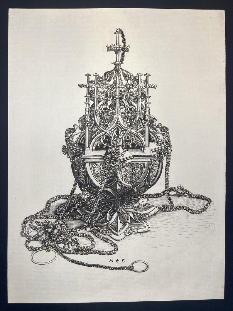 Amand Durand After Martin Schongauer-the Censer–19th Century ...