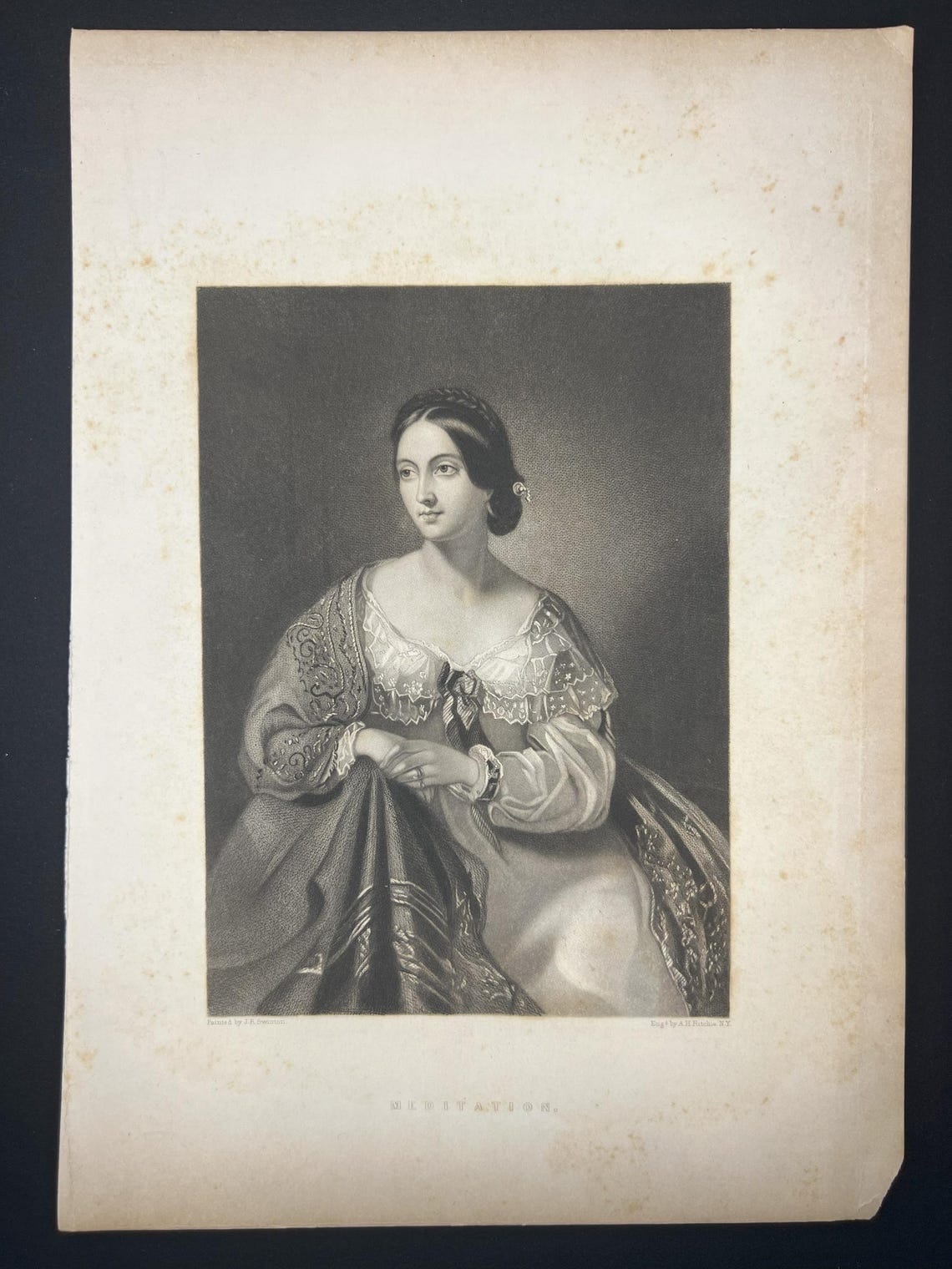 Elizabeth Hay, Duchess of Wellington – 19th Century Engraving – by A.H ...