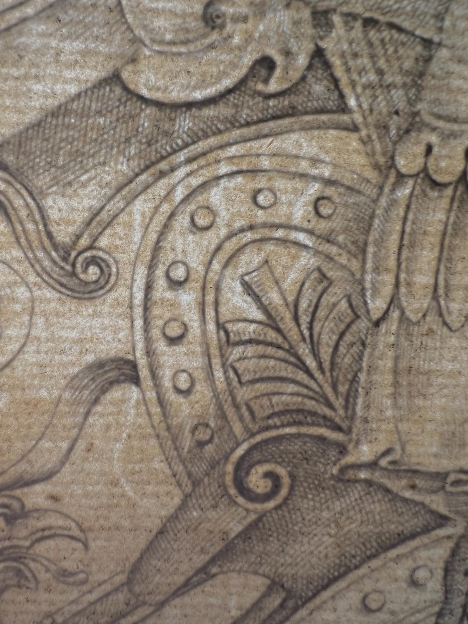 16th-century Engraving by Enea Vico — A Trophy With a Cuirass on the ...
