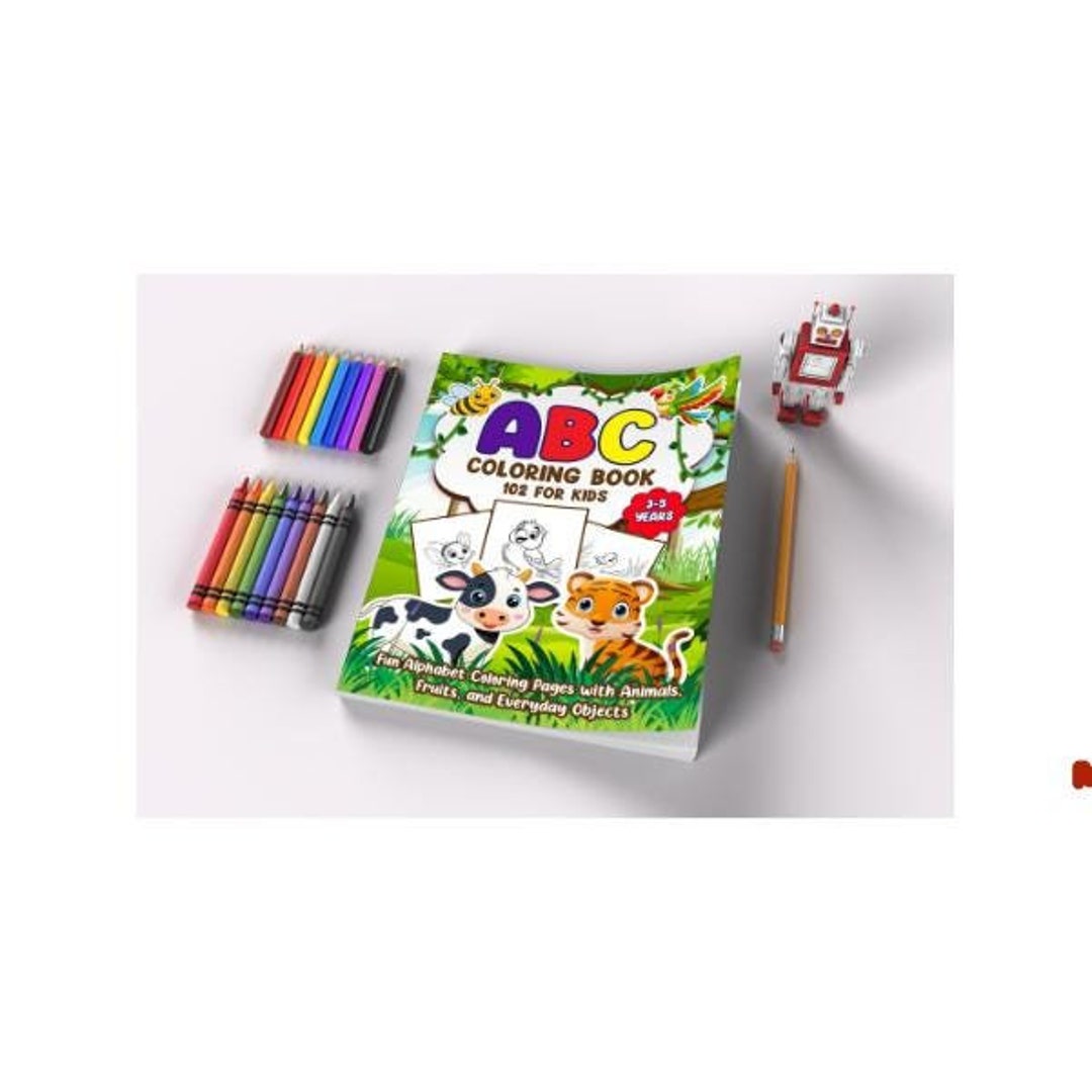 ABC Coloring Book 102 for Kids 3-5 Years: Fun and Educational Alphabet ...