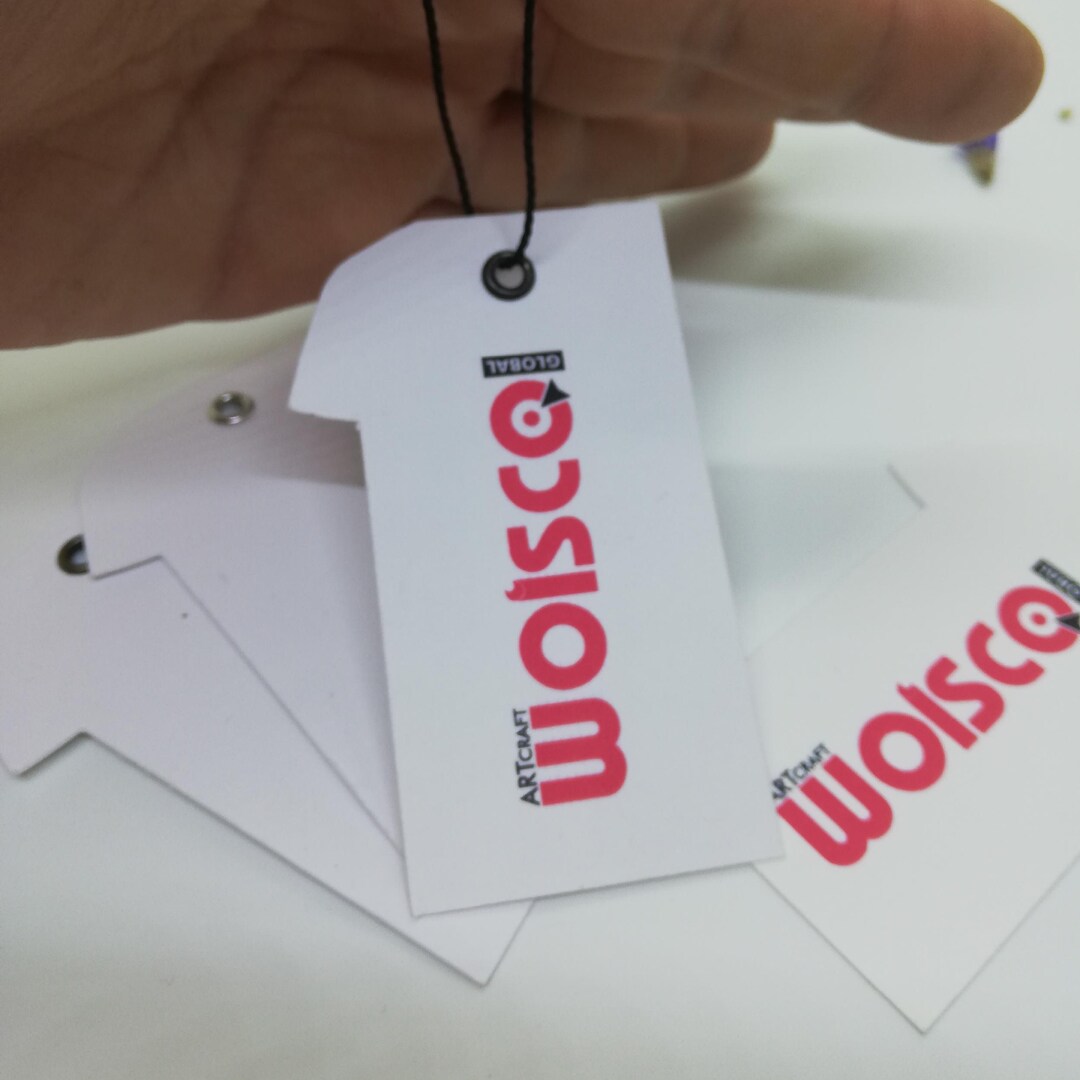 Custom T-shirt Shape Hang Tags With String – Clothing Label Tags ...