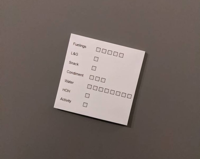 Fueling Log Sticky Notes for Optavia / Medifast - Etsy
