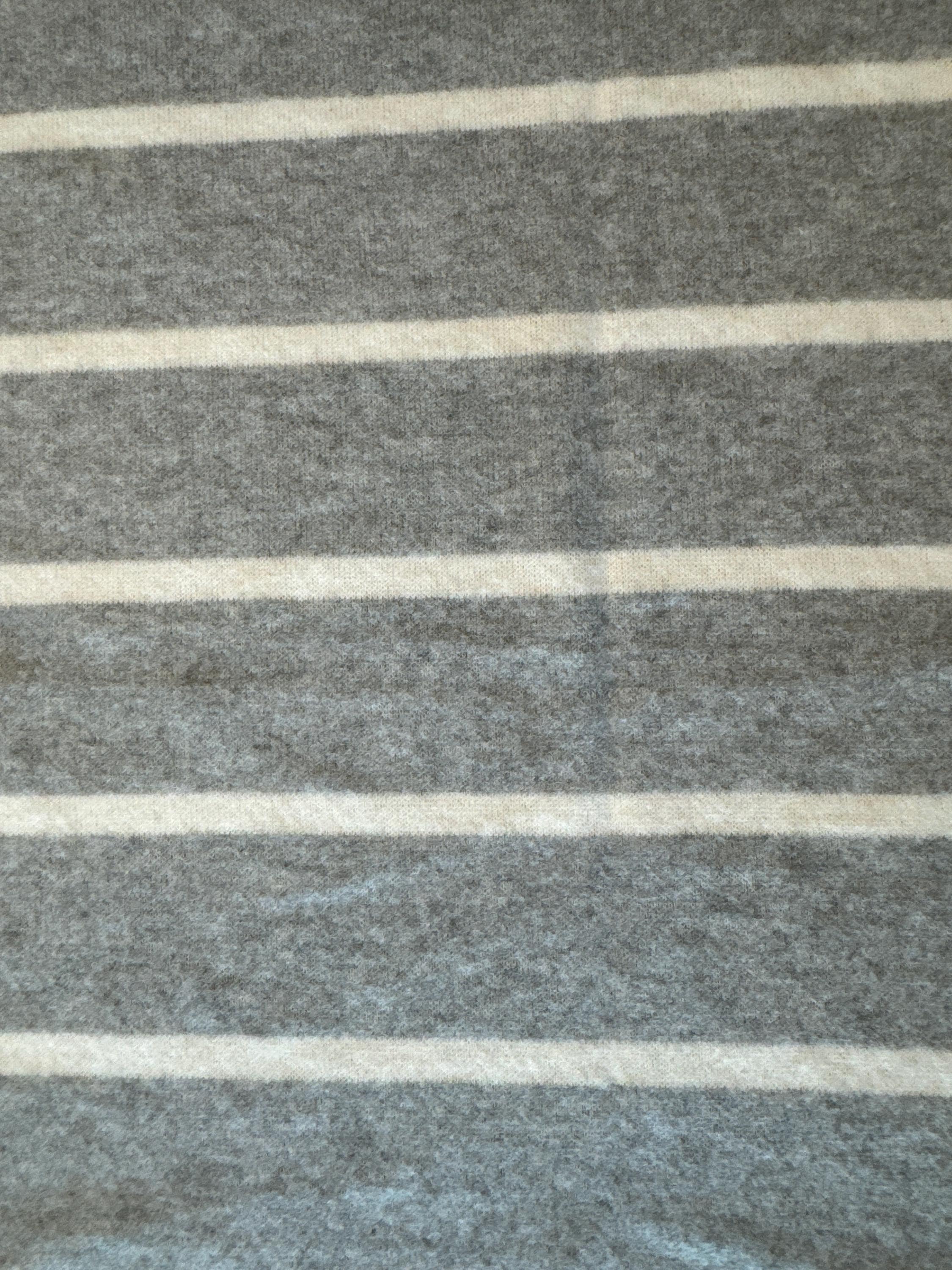 Gray and Thin White Stripe Jersey Knit Fabric, Sold by the Yard - Etsy