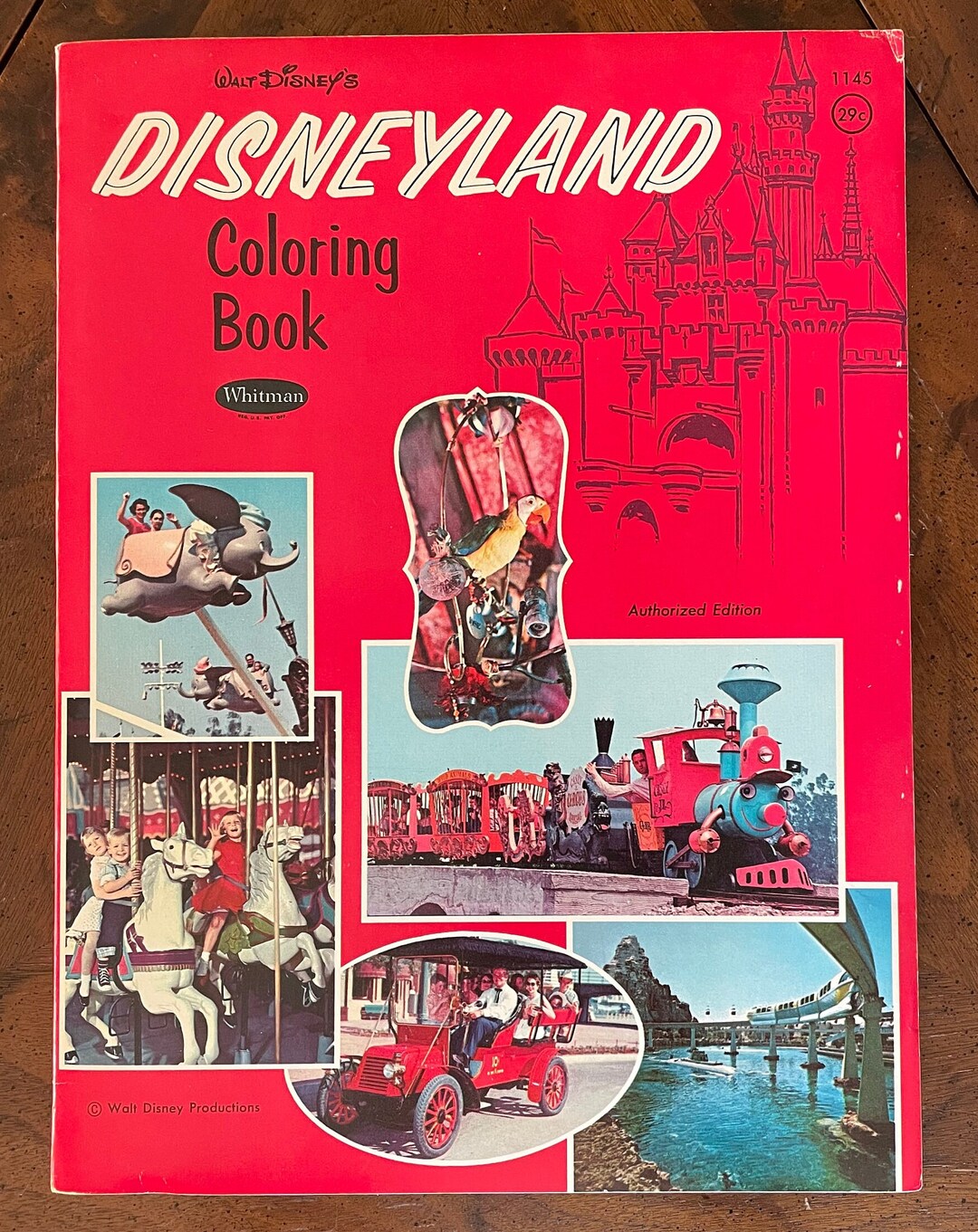 Vintage 1965 Disneyland Unused Coloring Book - Etsy