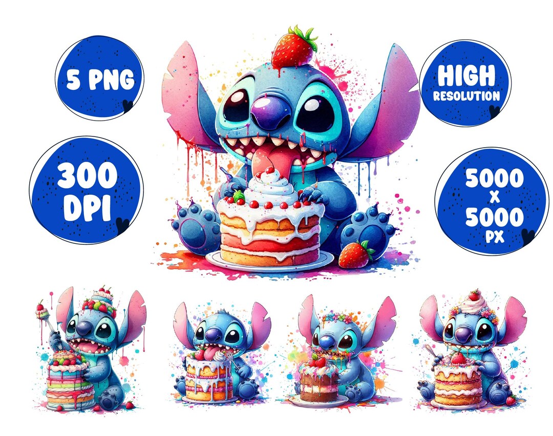 Stitch Tennis 5 PNG Splash and Watercolor Png Transparent PNG File for ...