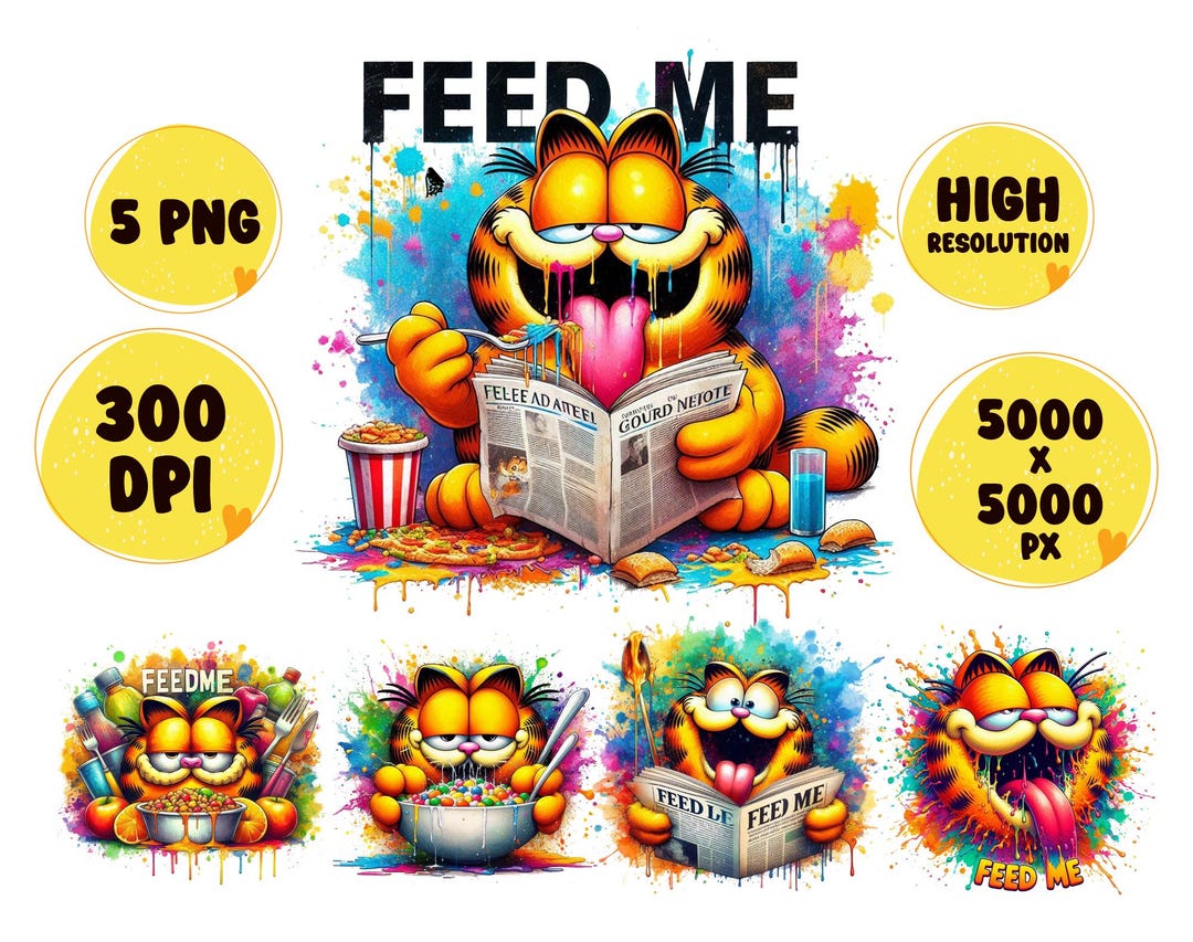 5 PNG Gluttonous Cat Png Splash and Watercolor Transparent Feed Me Cute ...