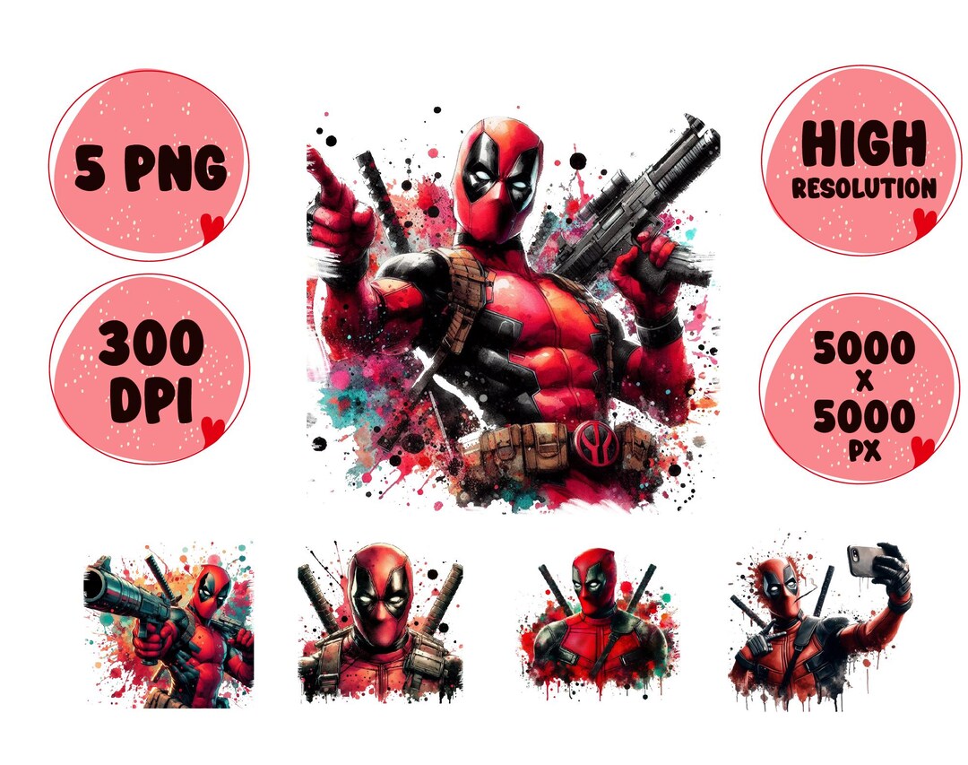Superhero Watercolor PNG: Splash Art Clipart (digital Download) - Etsy