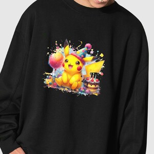 Pikachu Watercolor PNG Clipart: Birthday Party Designs (digital ...