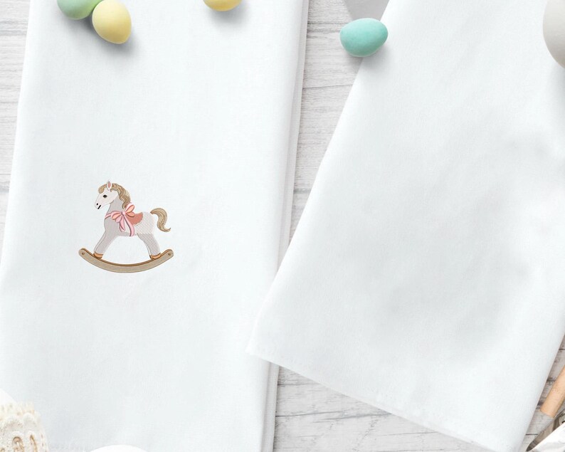Rocking Horse Embroidery Design, Toy Horse Embroidery File - Etsy