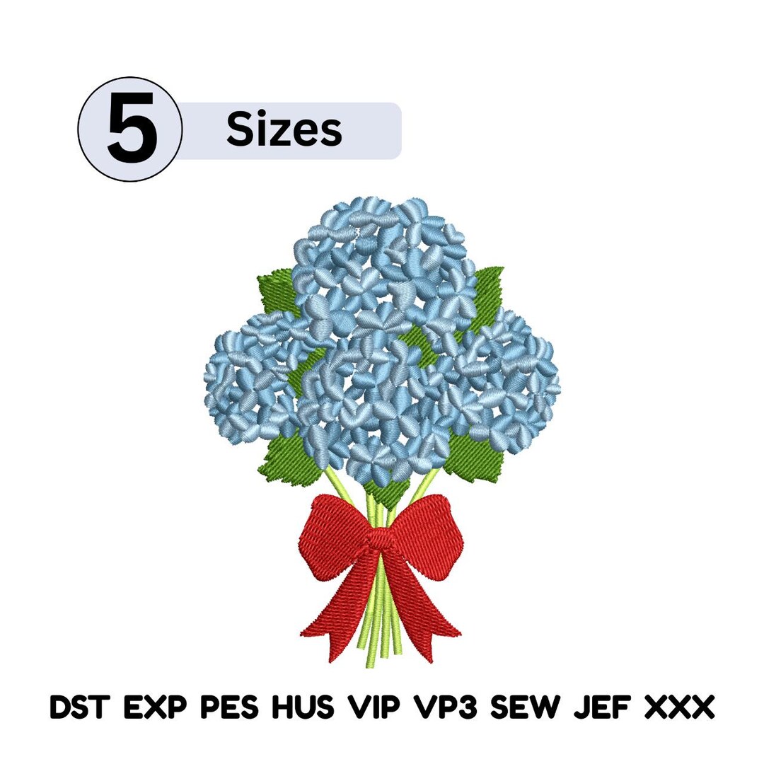 Hydrangea Machine Embroidery Designs Flowers Embroidery Designs ...