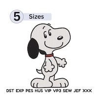 Snoopy Embroidery Design Fall Snoopy Embroidery Design Dog Embroidery ...