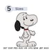 Snoopy Embroidery Design Fall Snoopy Embroidery Design Dog Embroidery ...