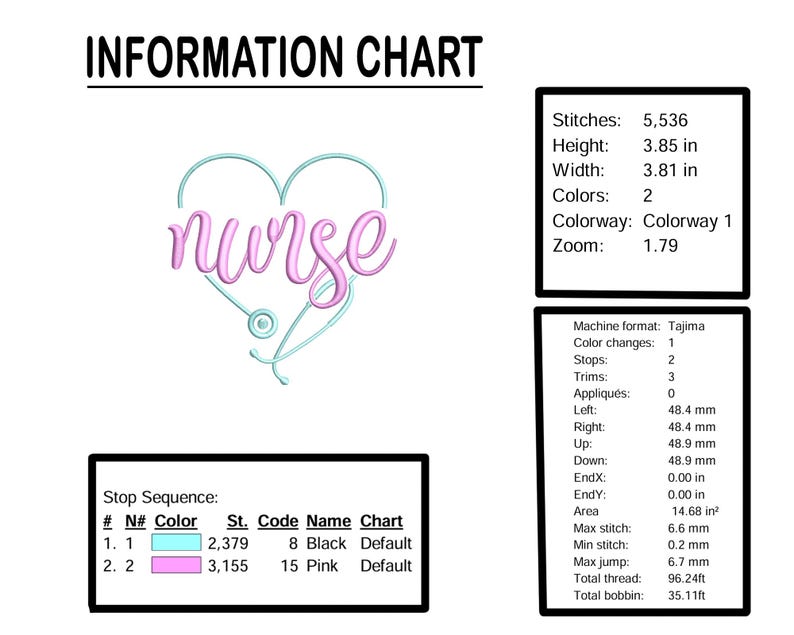 Nurse Embroidery Design, Medicine Digital File,instant Download,medical ...