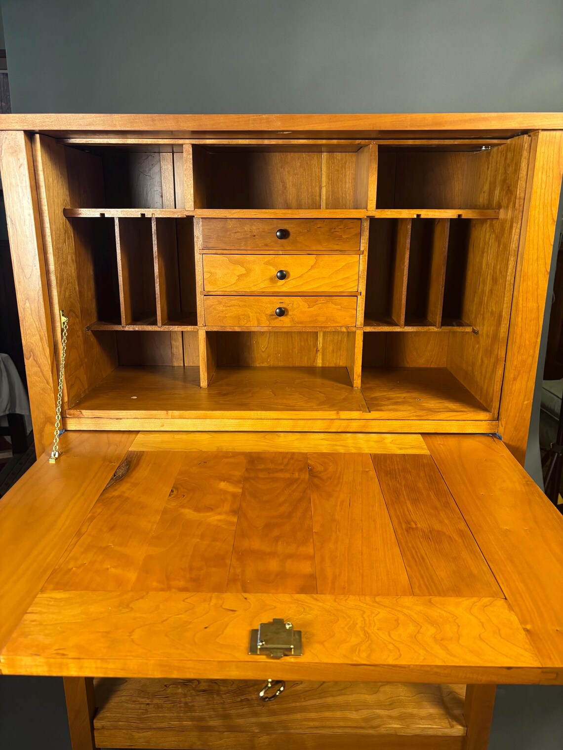 Drop Leaf Desk- Cherry - Etsy