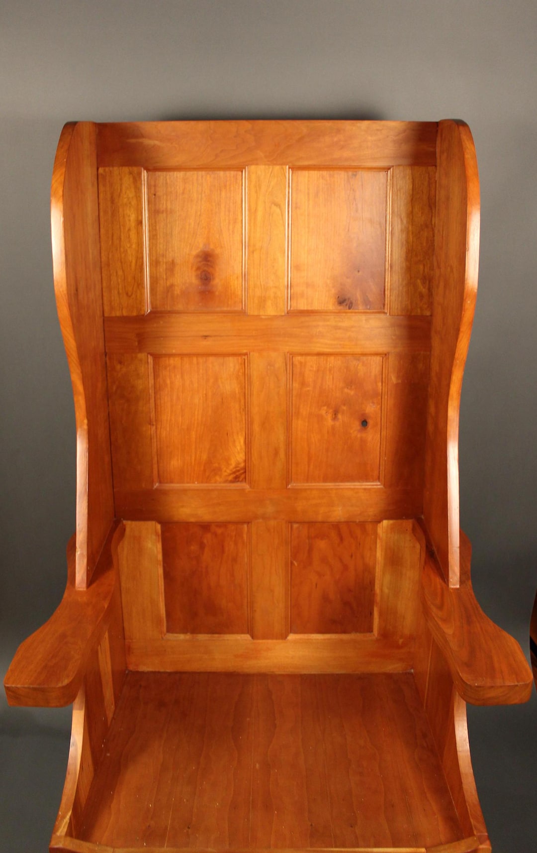 Colonial Wingback Cherry Lambing Chair - Dining Chair - Etsy