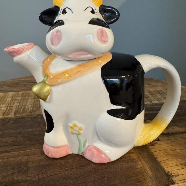 Cow Teapot - Etsy