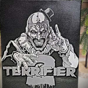 Horror Movie Inspired TERRIFIER/ART the Clown/ Original Canvas Art ...