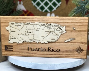 Puerto Rico 3d Map - Etsy