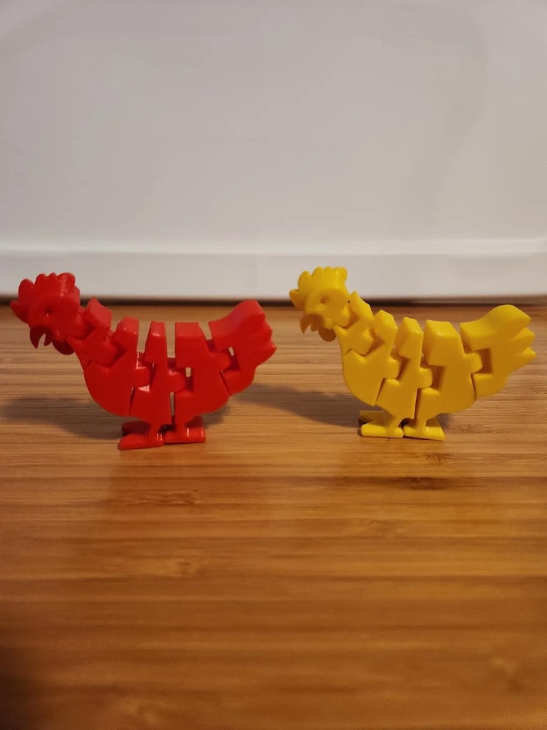 Flexi Chicken - 3d Chicken - STL File - Digital File - Etsy