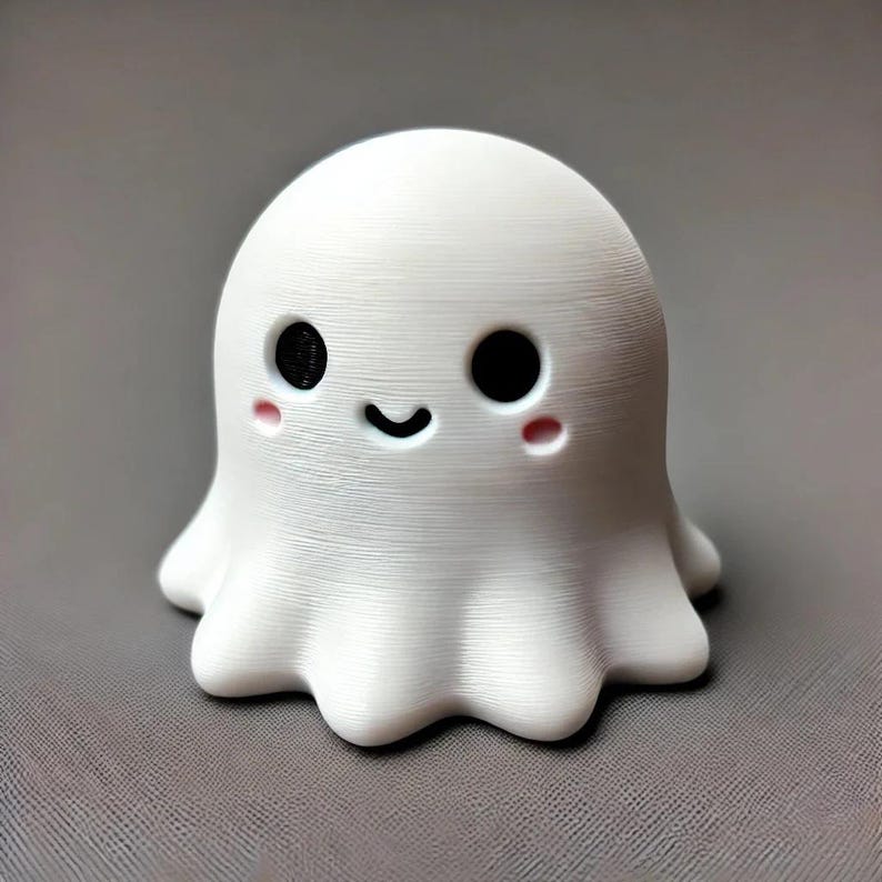 Cute 3D Ghost - Ghost Buddy - Mini Ghost- STL File - Digital File - Etsy
