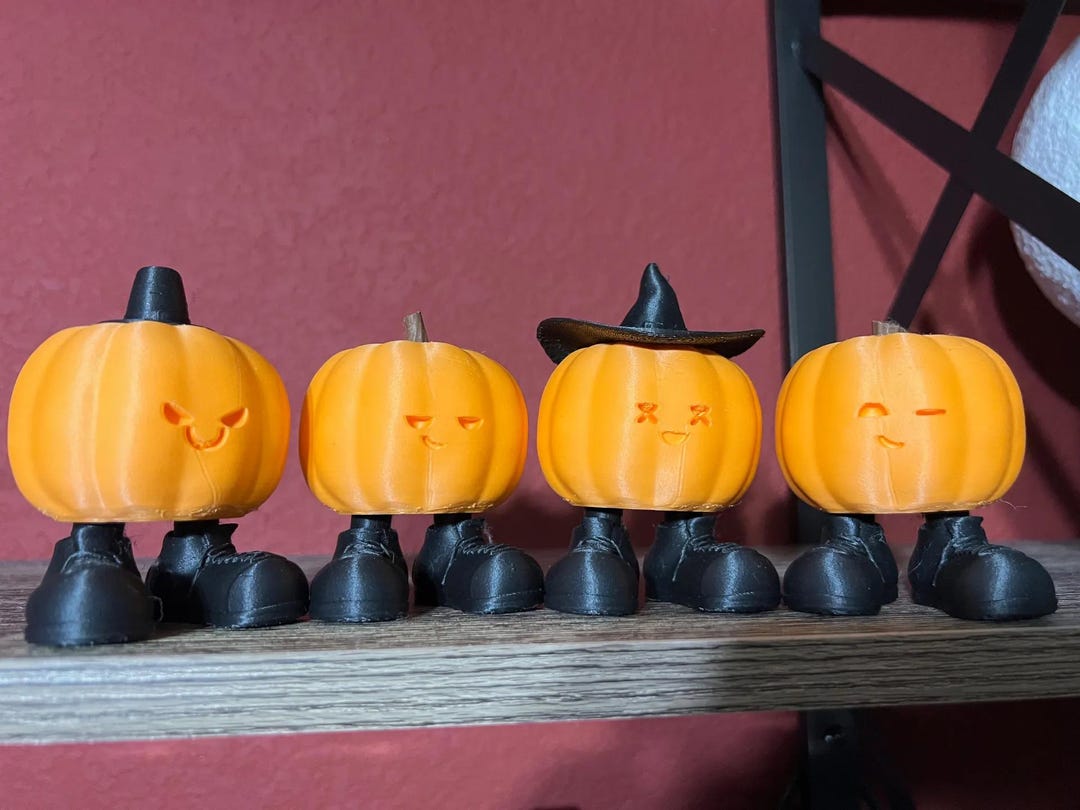Pumpkins With Feet! - Multiple Designs! - Halloween - Mini Pumpkins ...