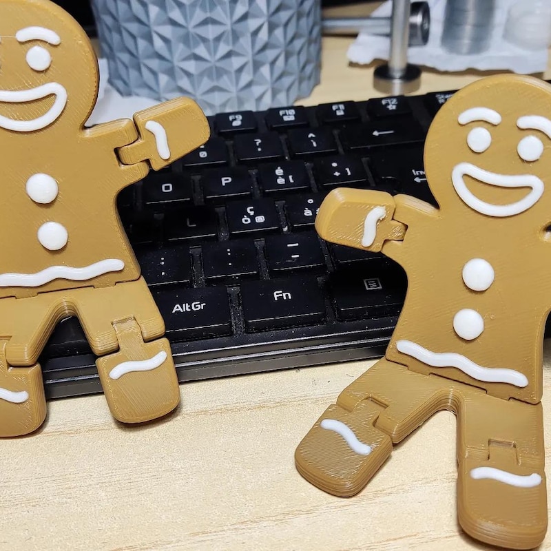 Mini Fidget Gingerbread Stl - Etsy Canada