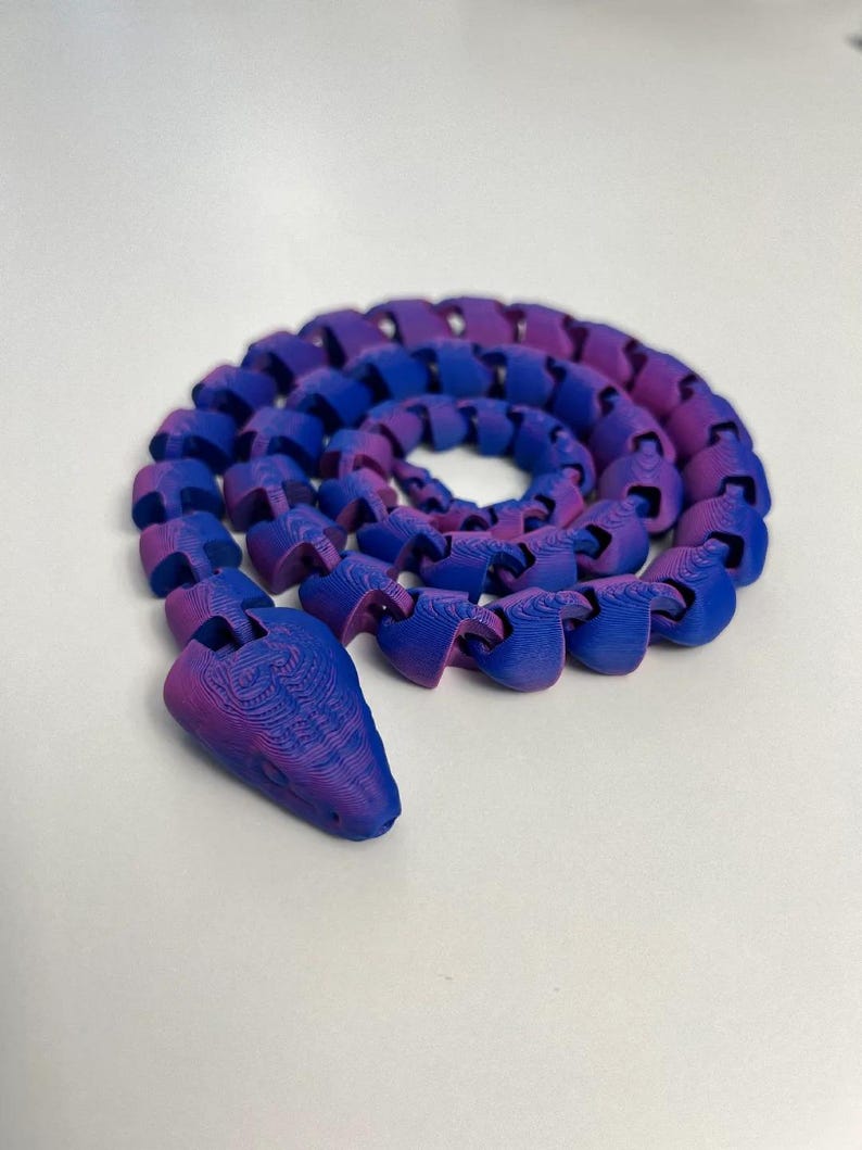 Articulated Snake - Mini Snake - STL File - Digital File - Etsy