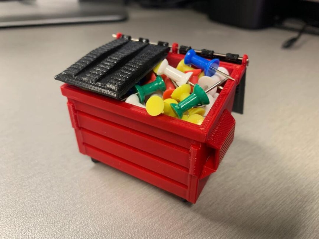 Mini Dumpster STL File - Office Dumbster - STL File - Digital File - Etsy