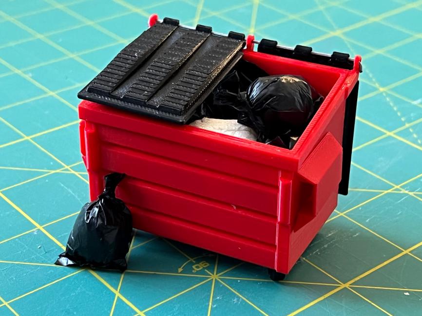 Mini Dumpster STL File - Office Dumbster - STL File - Digital File - Etsy