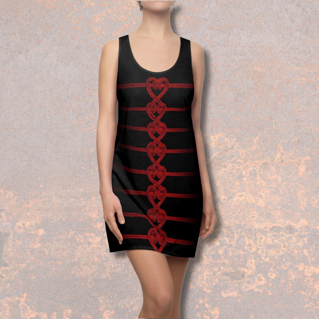 Fetish Dress, Shibari Fashion, Bondage Dress, BDSM Inspired Clothing ...