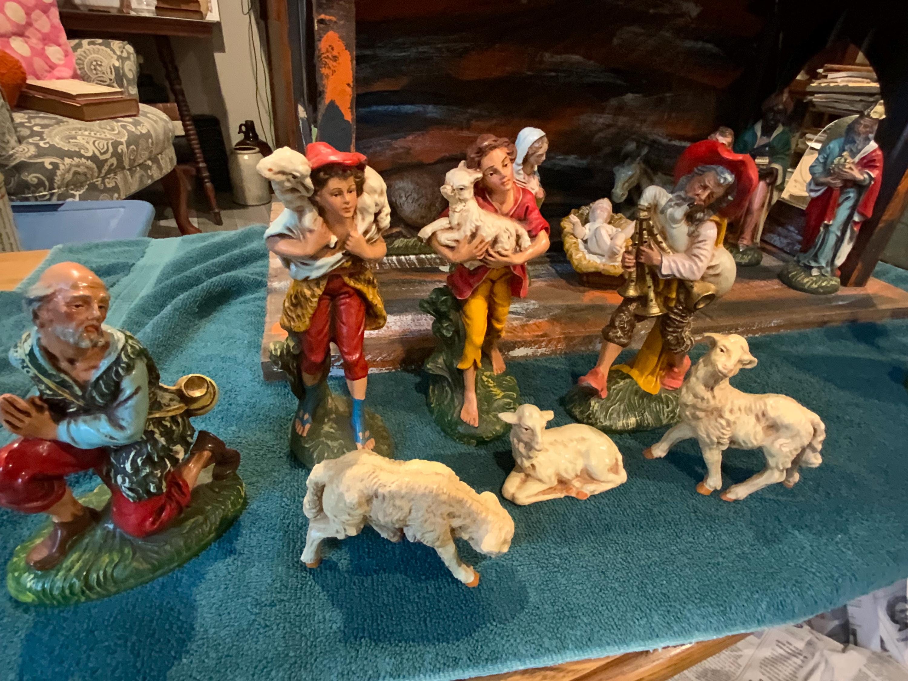 Fontanini Vintage 8 Inch Nativity Set (17 Pieces) With Crèche - Etsy