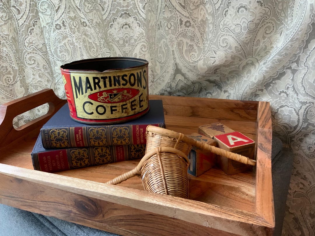Vintage Martinson’s 1 Pound Red Coffee Tin - Etsy