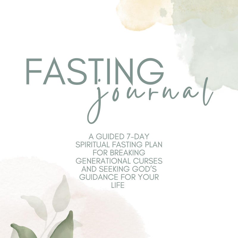 Prayer Guide for Fasting - Etsy