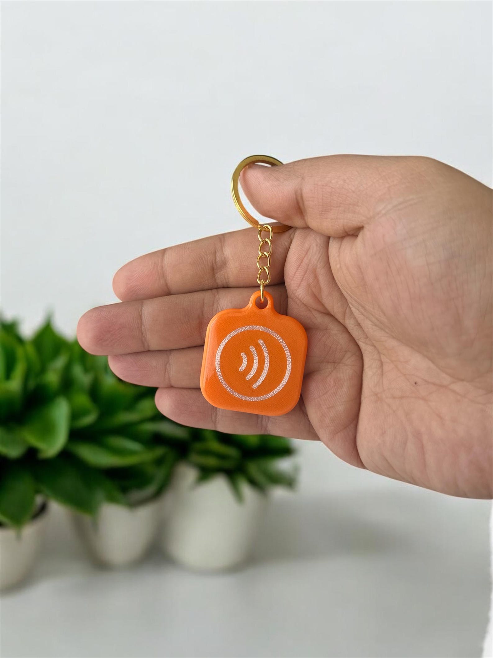 Customizable NFC Instagram Logo Keychain - Etsy