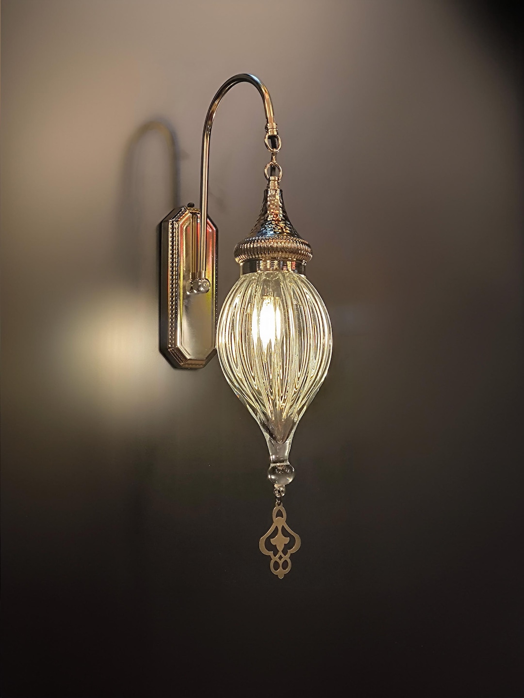 Brass Sconce Wall Light, Unique Sconce Lighting for Your Home, Perfect ...