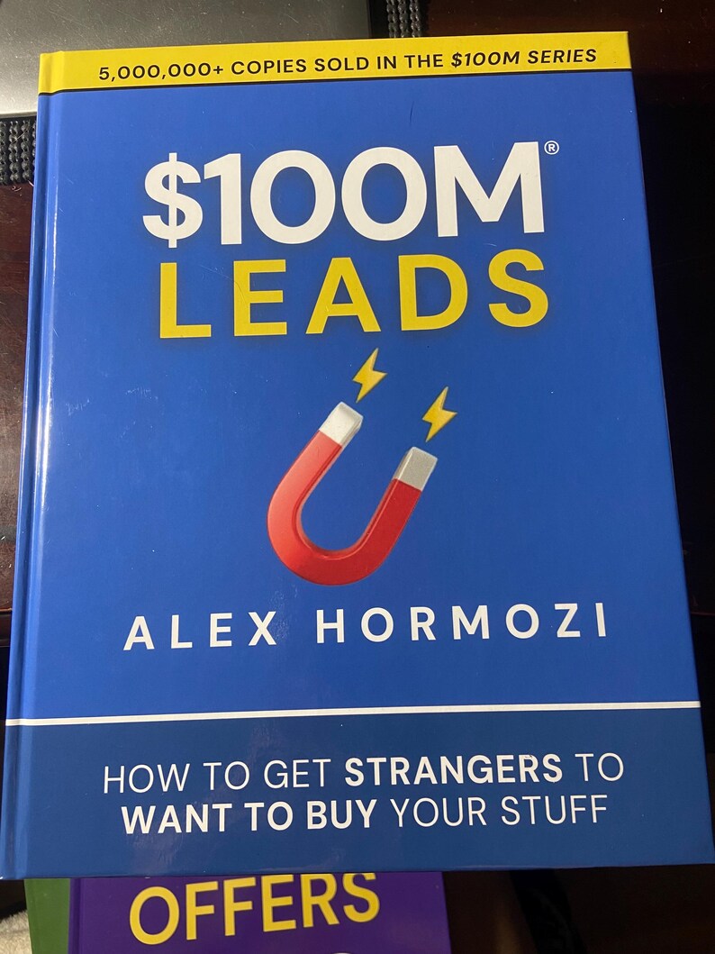 100M Leads by Alex Hormozi - Etsy