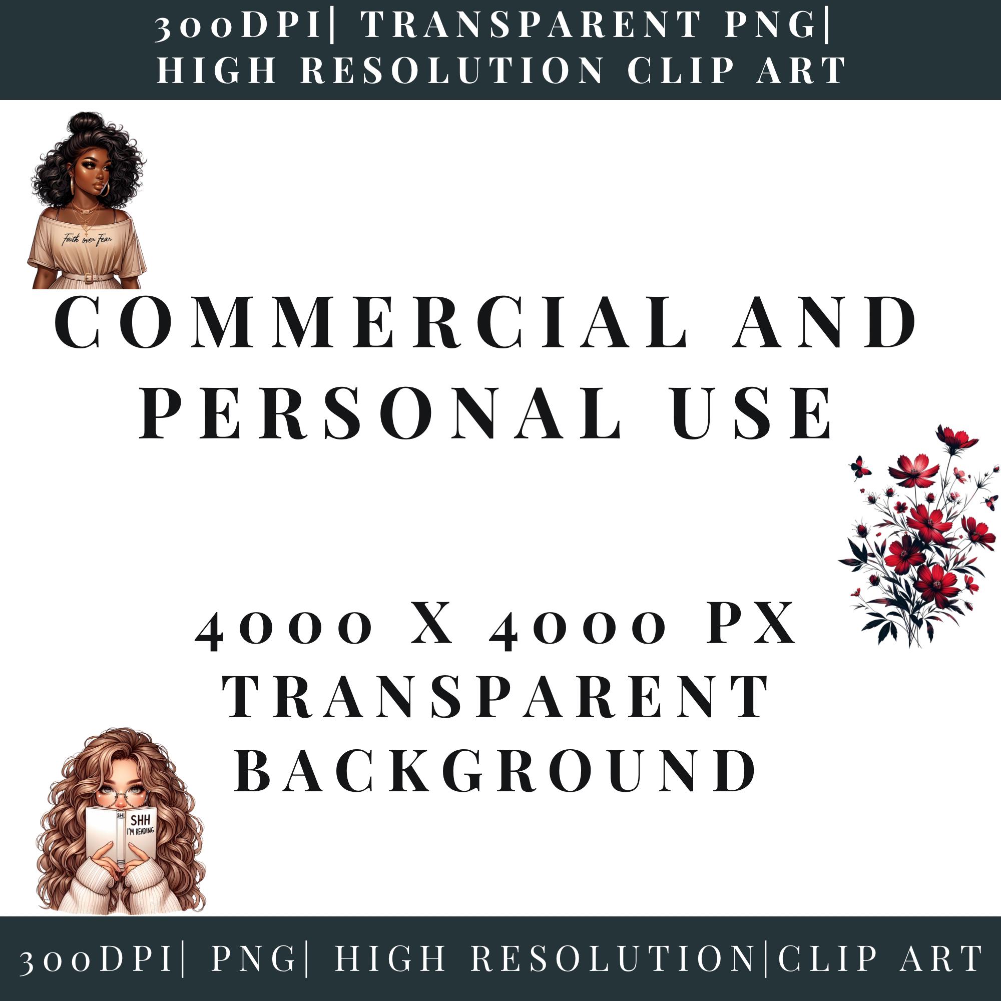 Black Girl Clip Art | Black Women Png | Fashion Clip Art | Transparent ...