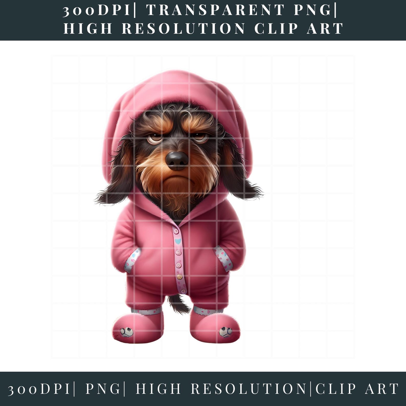Dog Clipart PNG | Grumpy Dogs Sublimation Clip Art | Animals Puppy ...