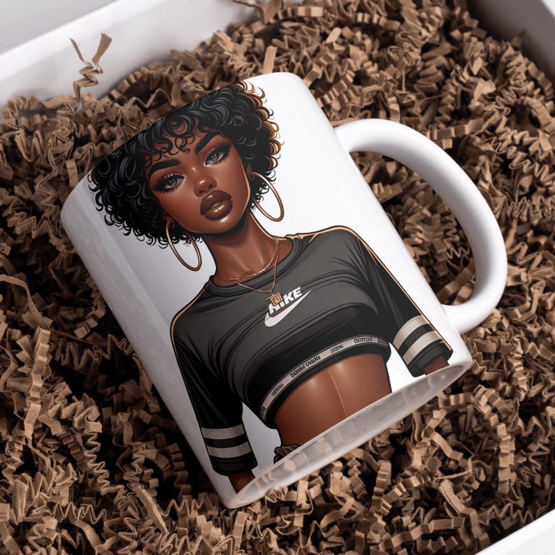 Black Girl Clip Art | Black Women Png | Fashion Clip Art | Transparent ...