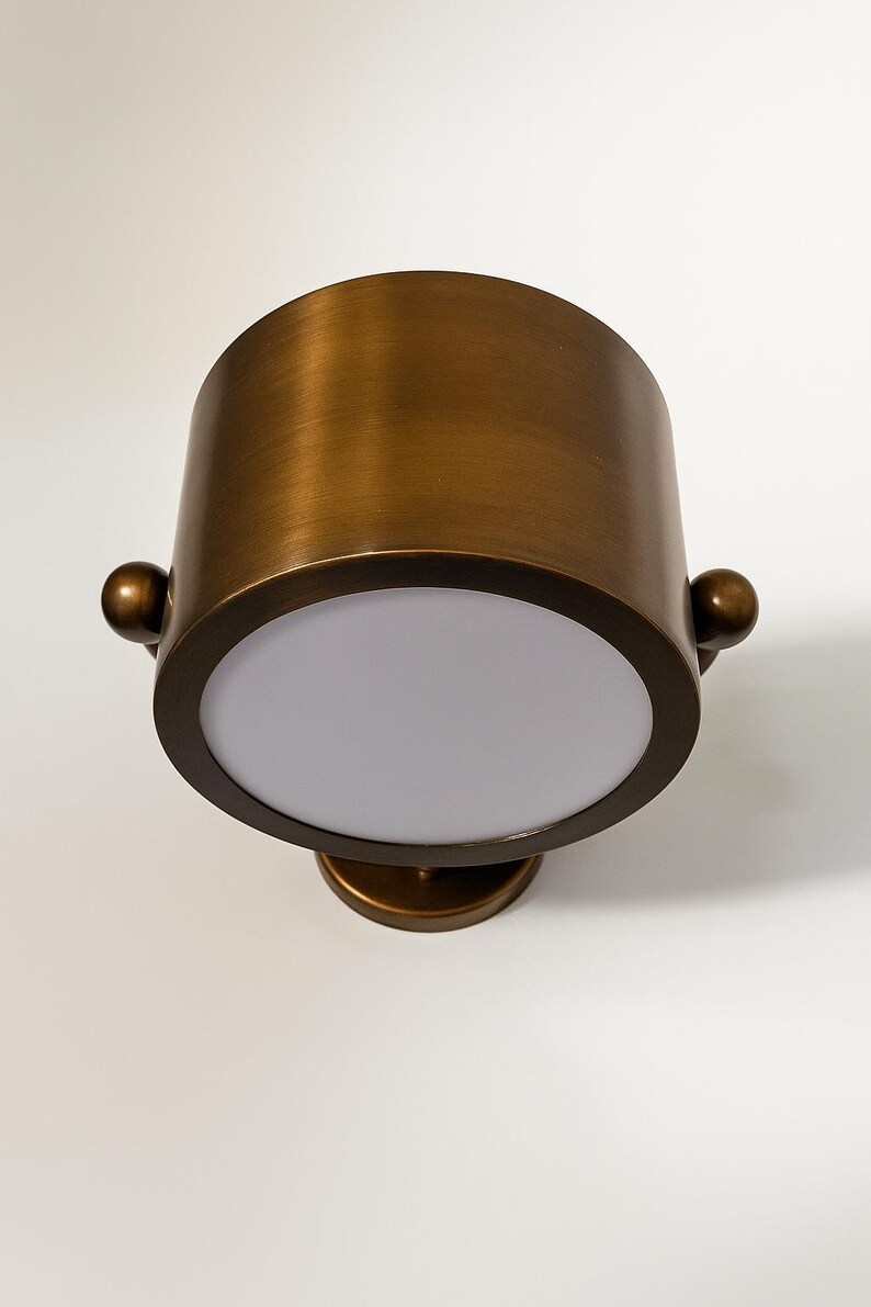 Adjustable Brass Wall Sconce: Mid-century Modern Directional Light - Etsy