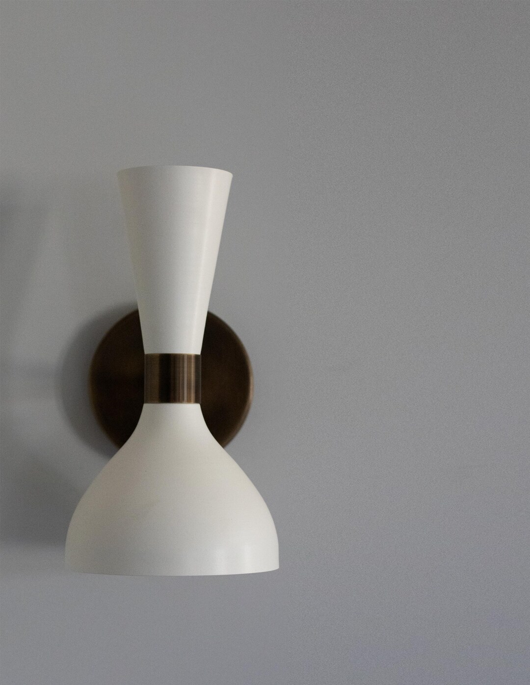 Mid-century Modern Wall Sconce, Vintage Inspired Wall Sconce, up and ...