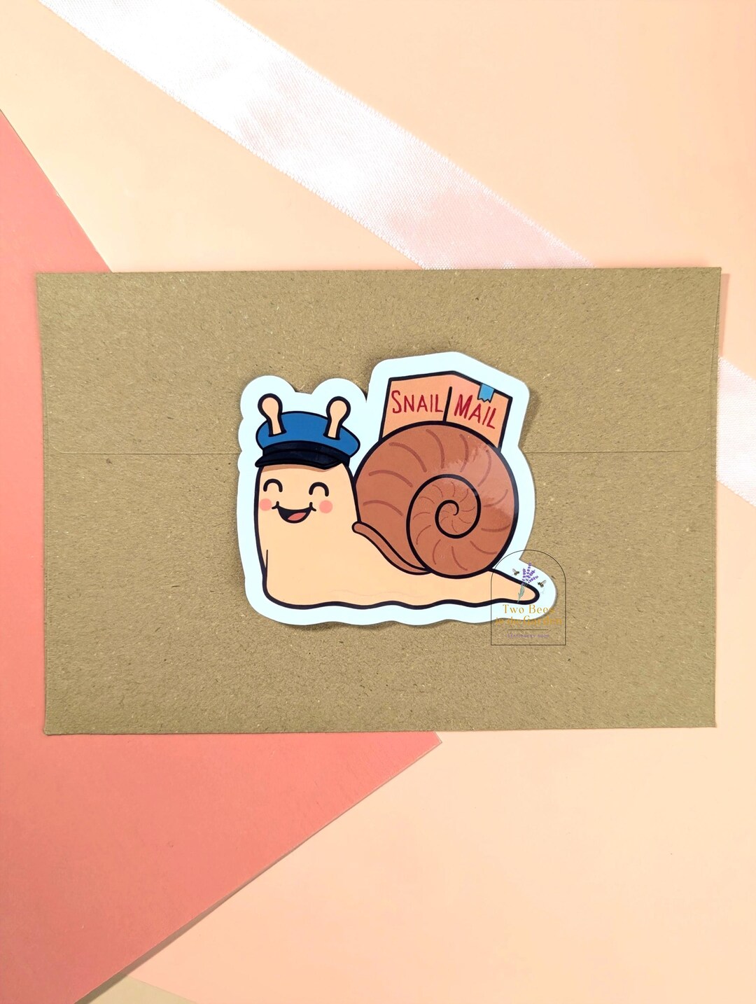 Snail Mail Club Sticker - Happy Mail Decor | Cute Postman Snail ...