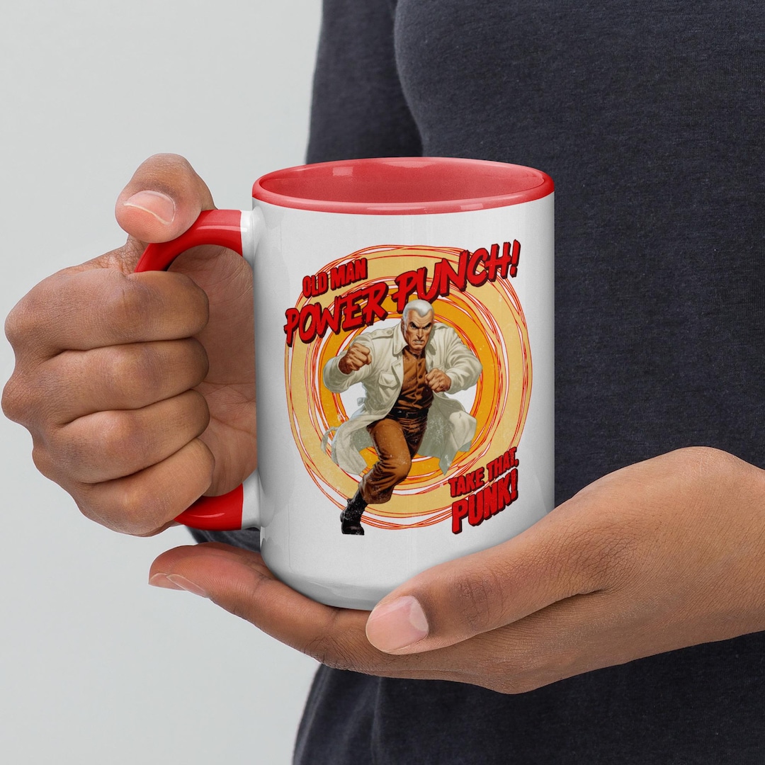 OLD MAN PUNCH Mug With Color Inside - Etsy