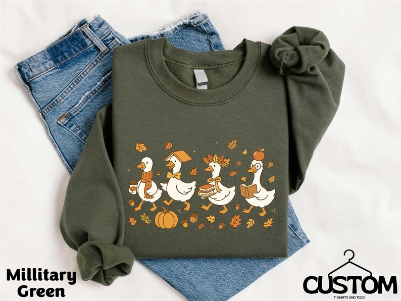 Comfort Colors Fall Silly Goose Shirt, Cute Autumn Teacher Tee T-shirt ...